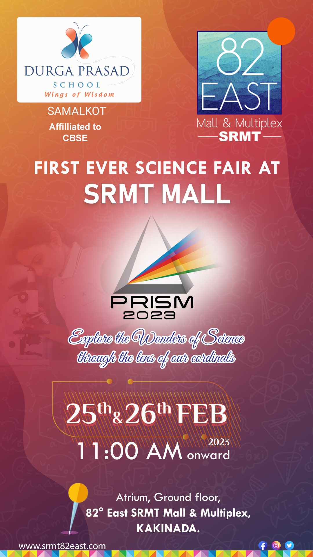 PRISM 2023 - SCIENCE FAIR at SRMT Mall Kakinada by Durga Prasad School ...